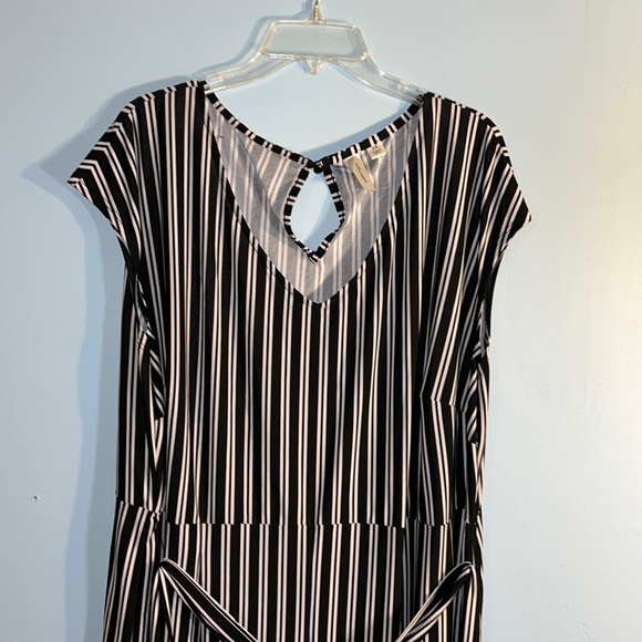 Tacera | Pants & Jumpsuits | Tacera Black And White Jumpsuit With ...